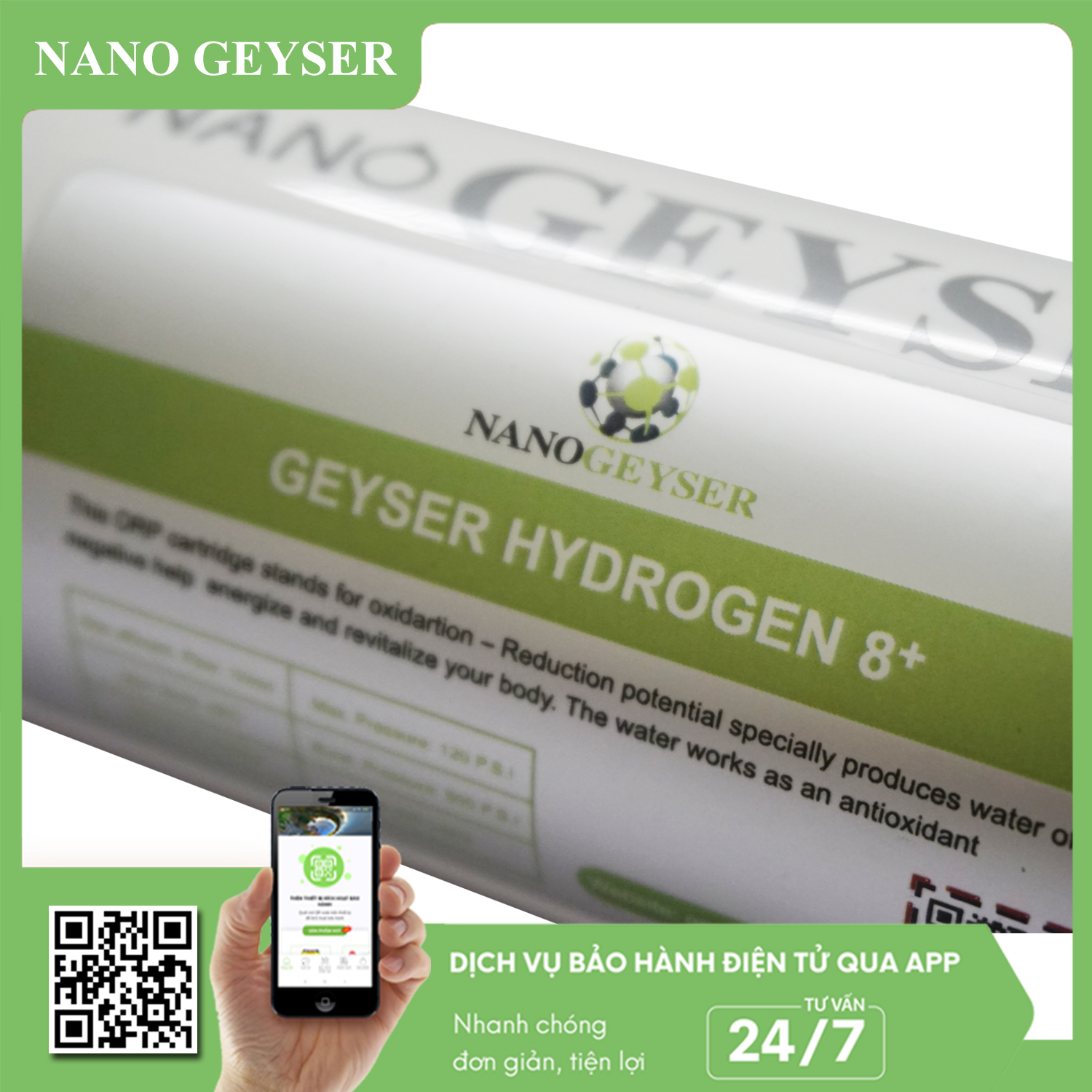 Nano Geyser - Máy lọc nước hàng đầu Việt Nam