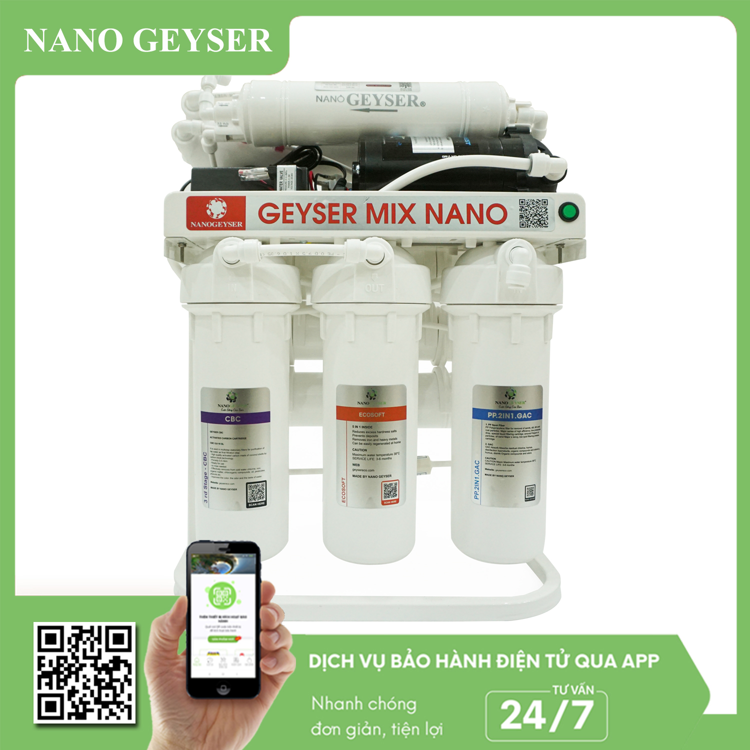 Tại sao máy lọc nước Nano Geyser không dùng điện? - Nano Geyser - Máy ...